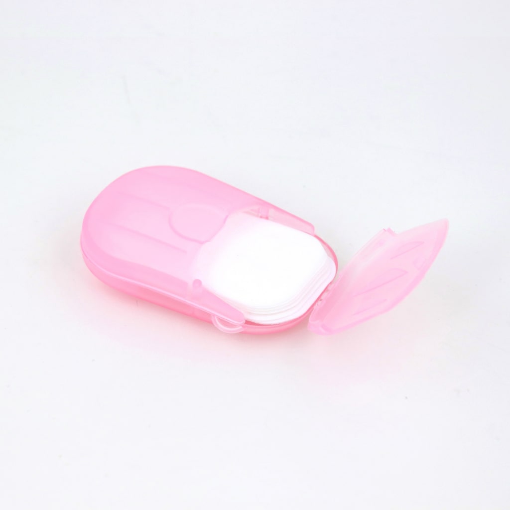 Portable Hand-Washing Soap Paper (5 Packs/100 Sheets) | Device Aura